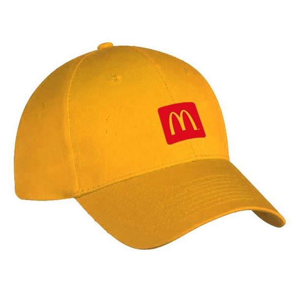 McDonald's | Accessories | Mcdonalds Yellow Hat Golden Arches Size Fits ...